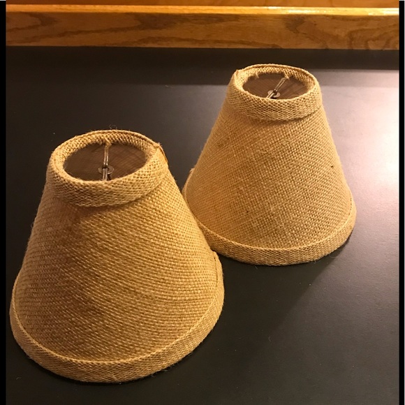Accents | Burlap Mini Lamp Shades | Poshmark